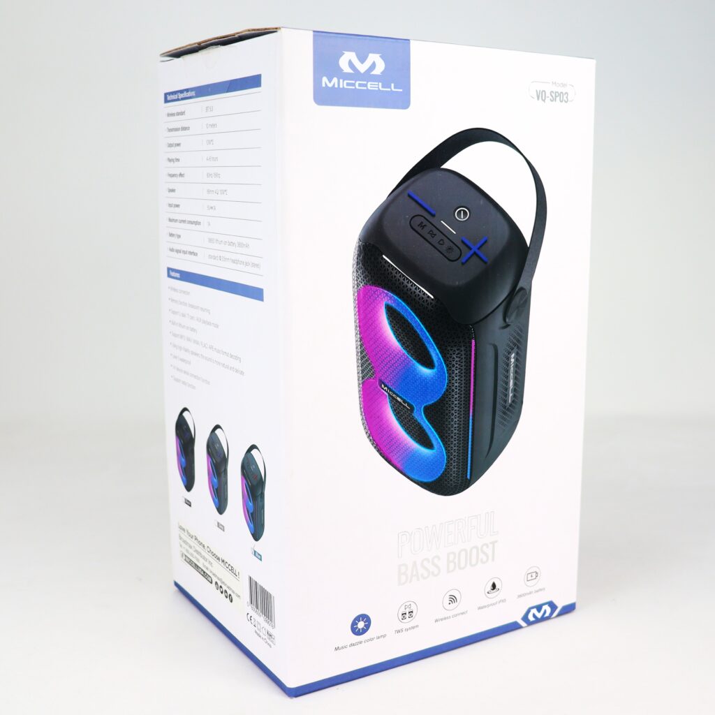 S2504 Miccell Powerful Bass Boost Portable Speaker (VQ-SP03) - MiccellUSA